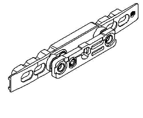 Петля универсальная фрамужная Silber